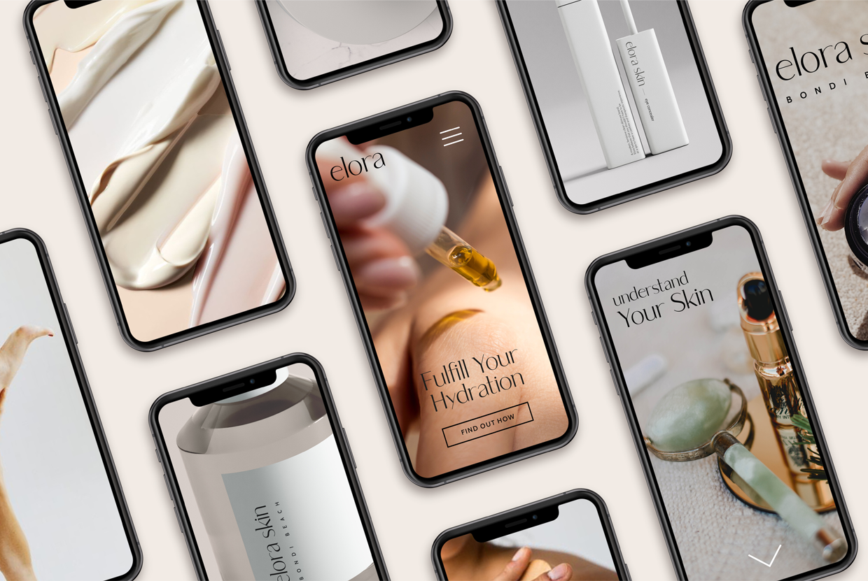 Elora Skin - Skincare Branding | Chrissy Preecy - Graphic Designer